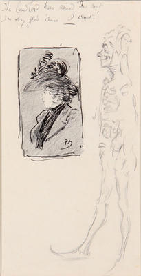 Original Punch drawing: Cartoon: The Landlord has raised the rent ...