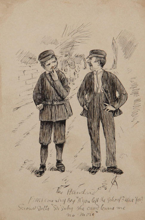 Original Punch drawing: Cartoon: The Standard. - Dunedin Public Art Gallery