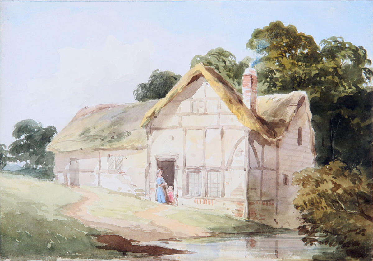Early Sketch - Tudor Cottage - Dunedin Public Art Gallery