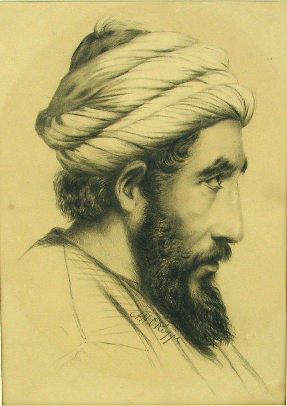 Turbaned Male Head - Dunedin Public Art Gallery